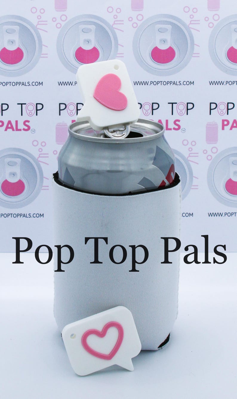 Pop Top Pal - Conversation Heart Pop Soda Can Tab Opener, Pop Top ...
