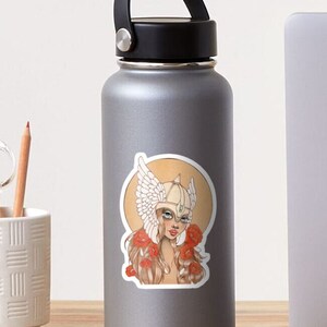 Valkyrie, Feathers, Vinyl Sticker! Free Shipping! - Etsy