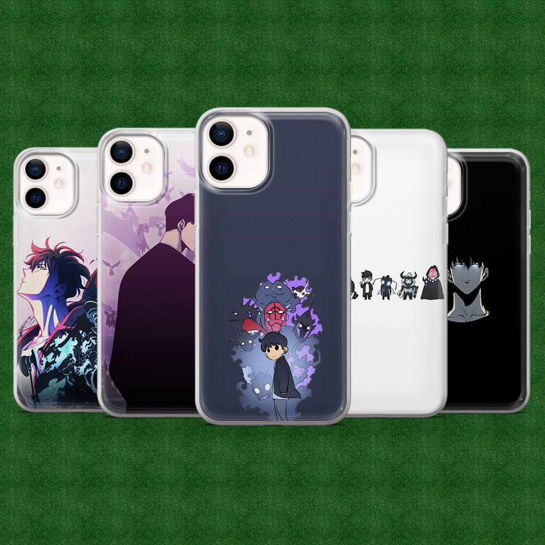 Solo Leveling Phone Case Jinwoo Arise Anime Cover for iPhone 16, 15plus ...