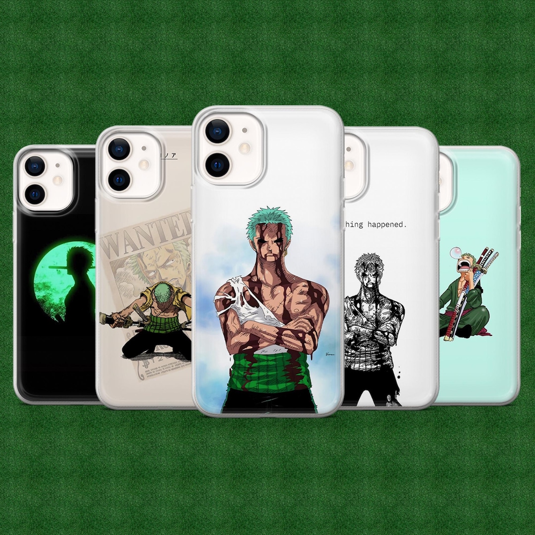 Roronoa Zoro Phone Case Cosplay One Piece Anime Cover for iPhone 16 ...
