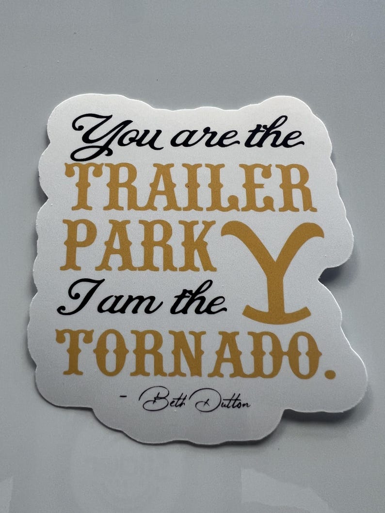 Yellowstone Tv Series Vinyl-laminated Sticker Cute Sticker Custom ...