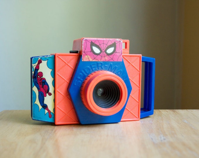 Toy Camera, Working Marvel Spiderman Vanity Fair Camera - Etsy