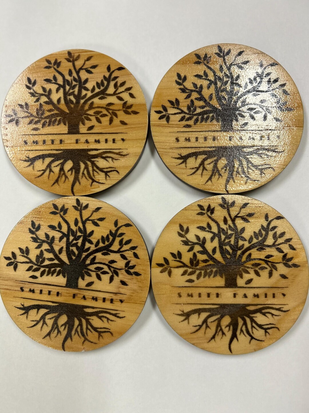 Personalized Wood Coasters, Custom Engraved Coasters, Custom Wood ...