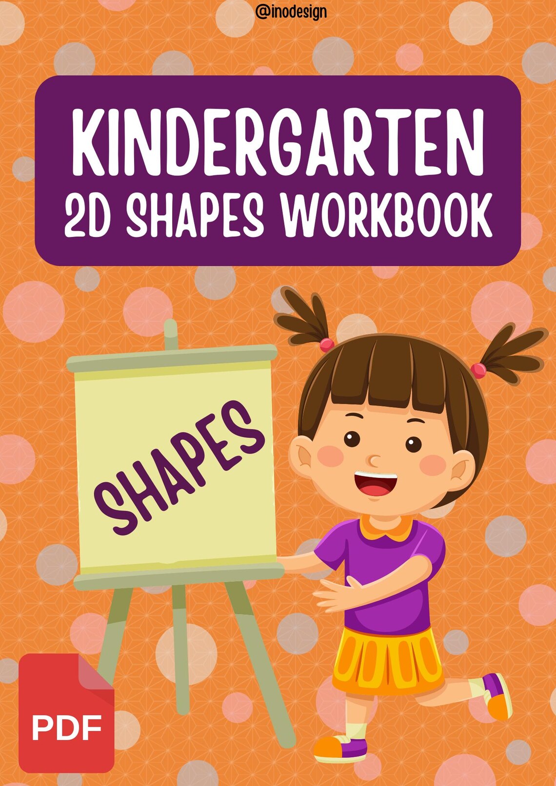 Kindergarten 2D Shapes Workbook - Etsy