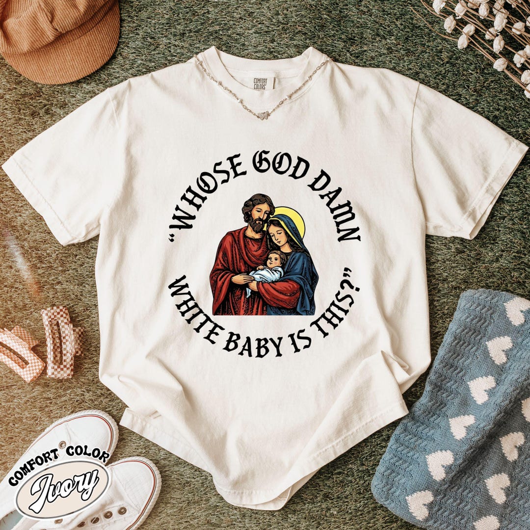 Funny Holy Family PNG, Religious Humor Clipart, Nativity Satire Design ...