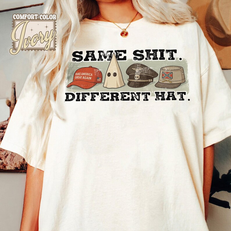 Same Shit Different Hat Png, Anti Trump Political Shirt, Funny Protest ...