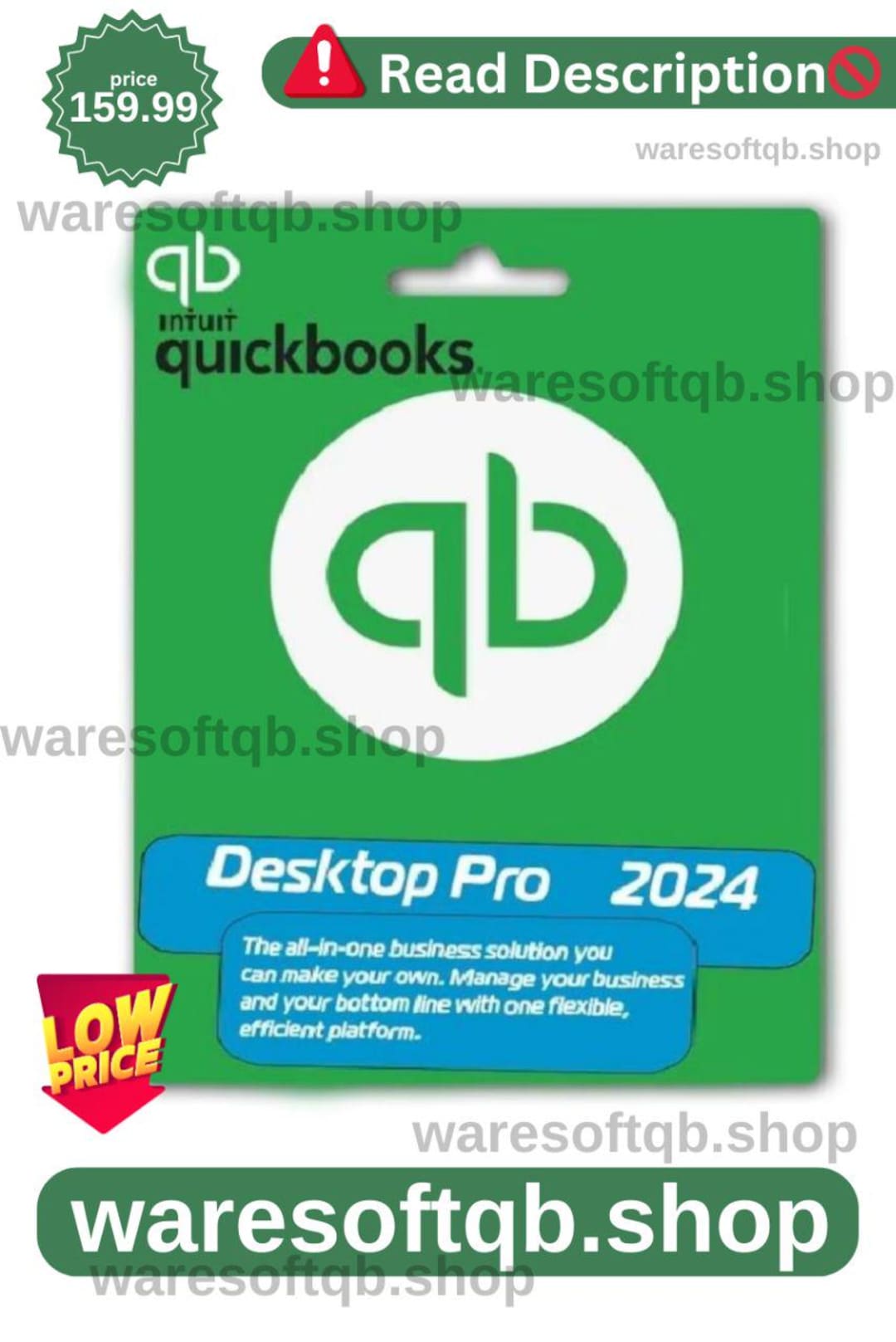 Intuit Quickbooks Desktop Premier Plus 2024 Windows/mac Read ...