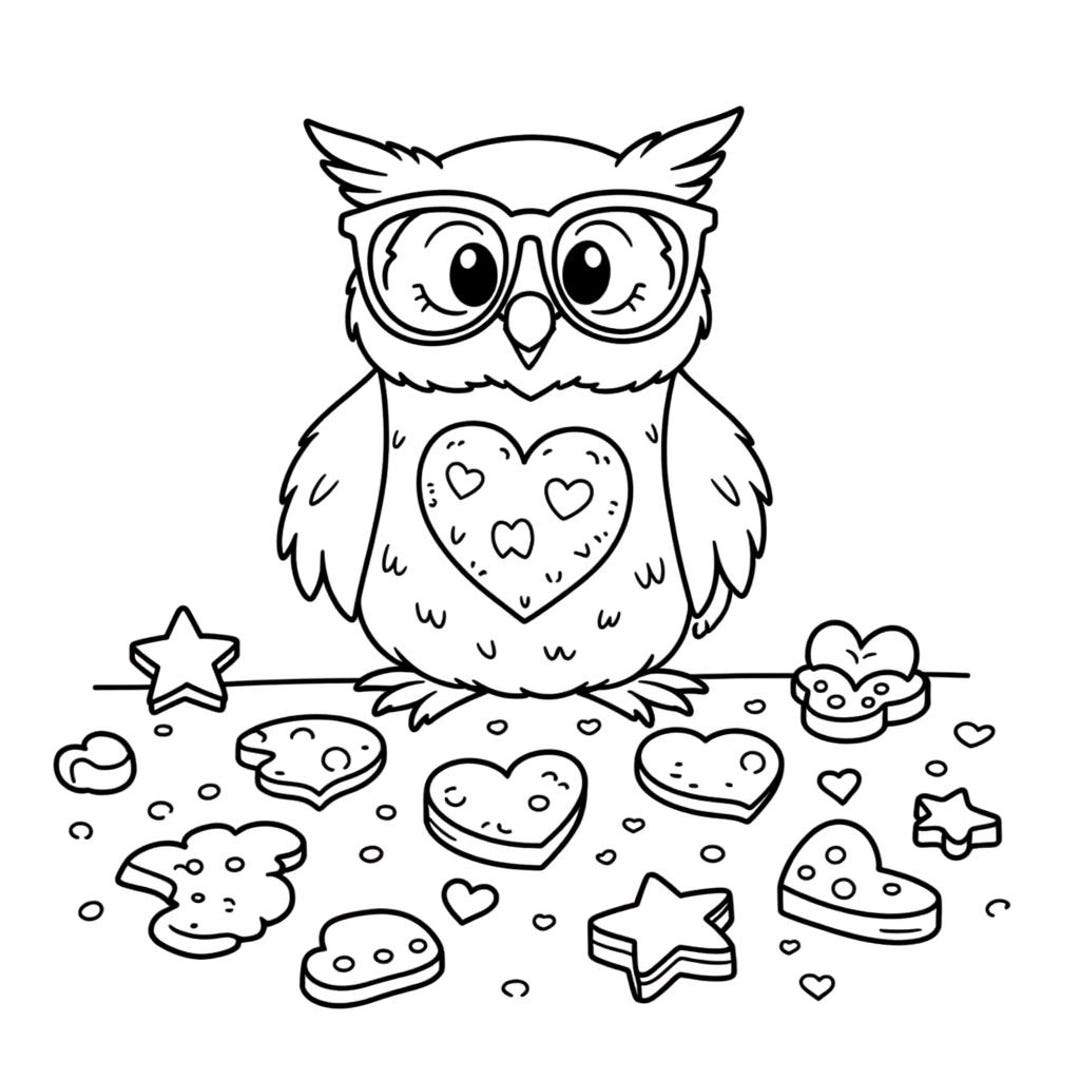 Valentine’s Day Animals Coloring Pages | 25 Printable Pages! - Etsy