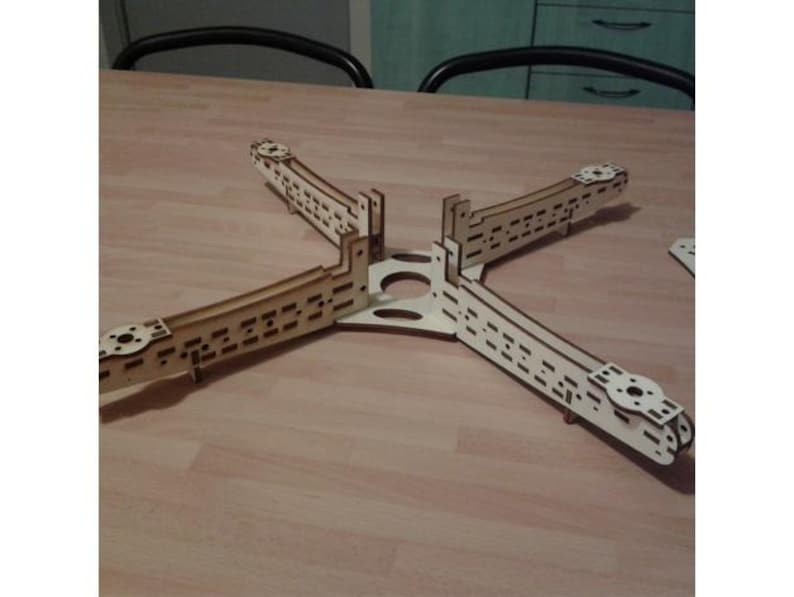 Quadcopter Drone Frame Laser Cut Files | Diy Template Cnc Lates for 3mm ...