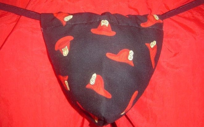 Mens FIREFIGHTER HELMET String Thong Male Wedding Lingerie - Etsy