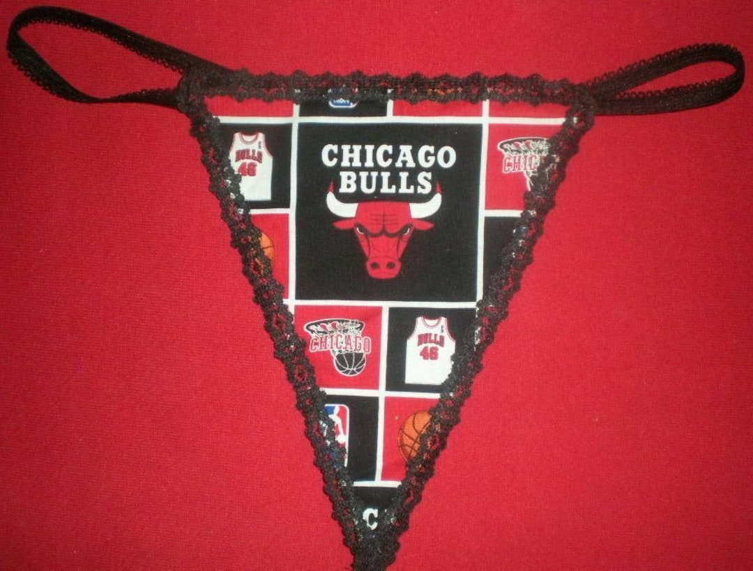 Womens CHICAGO BULLS String Thong Panty Basketball Lingerie Underwear ...