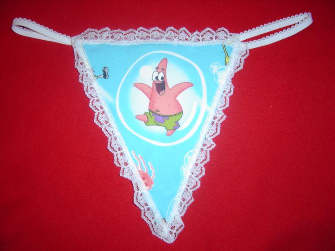 Womens PATRICK String Thong Panty Spongebob Underwear - Etsy