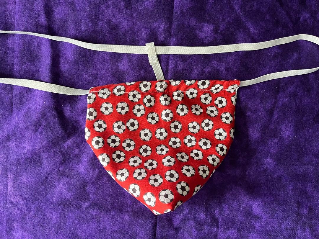 Mens Red SOCCER BALL String Thong World Cup Football Male Lingerie ...