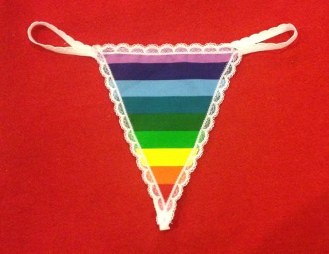 Womens RAINBOW String Thong Lingerie Panty Underwear - Etsy