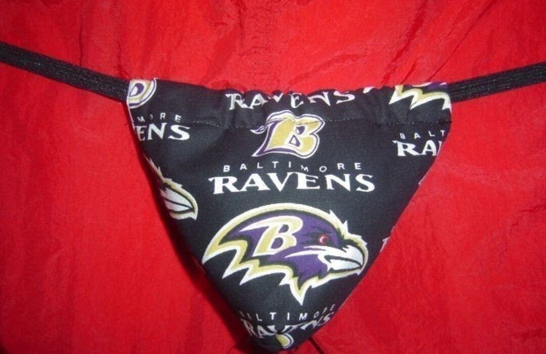Mens BALTIMORE RAVENS String Thong Male Lingerie Football Underwear - Etsy