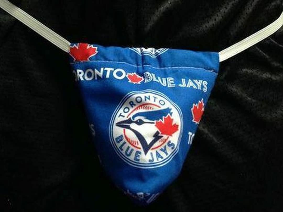 Mens TORONTO BLUE JAYS String Thong Baseball Male Lingerie Underwear - Etsy