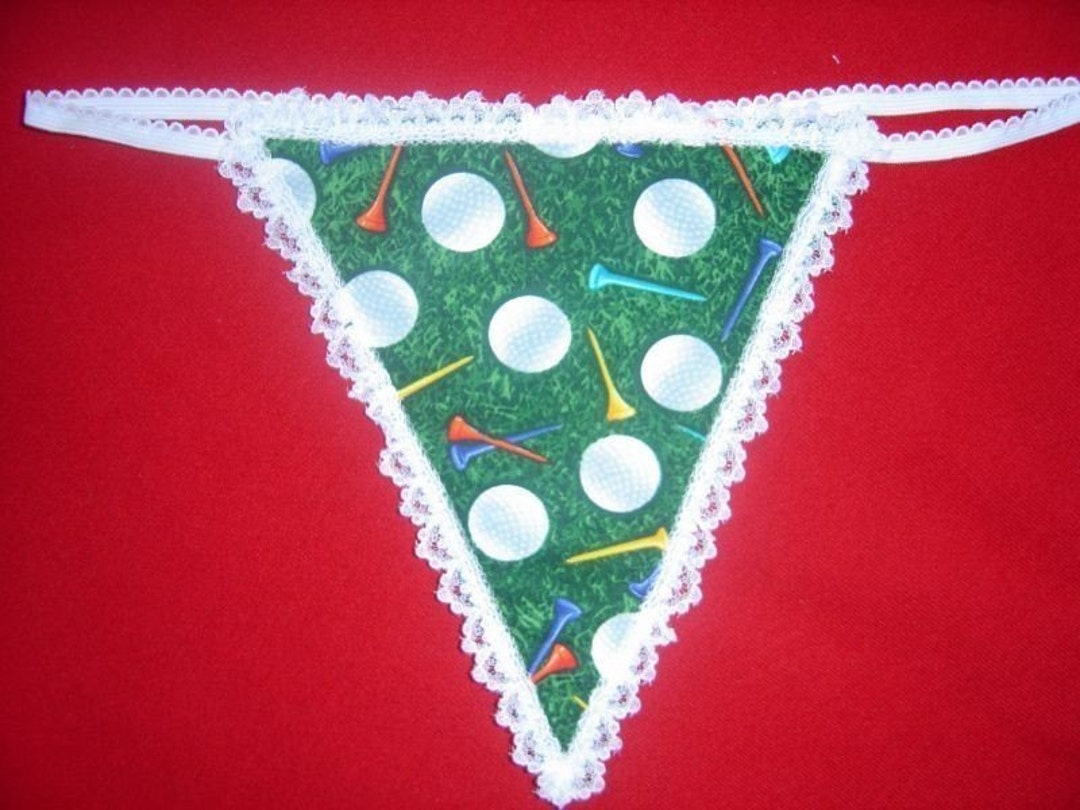 Womens GOLF BALLS TEES String Thong Lingerie Panty Underwear - Etsy