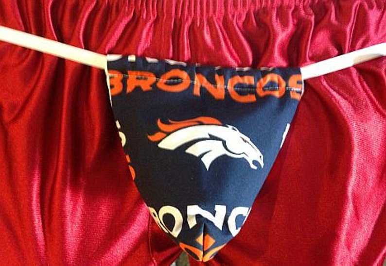 Mens DENVER BRONCOS String Thong Male Lingerie Football Underwear - Etsy