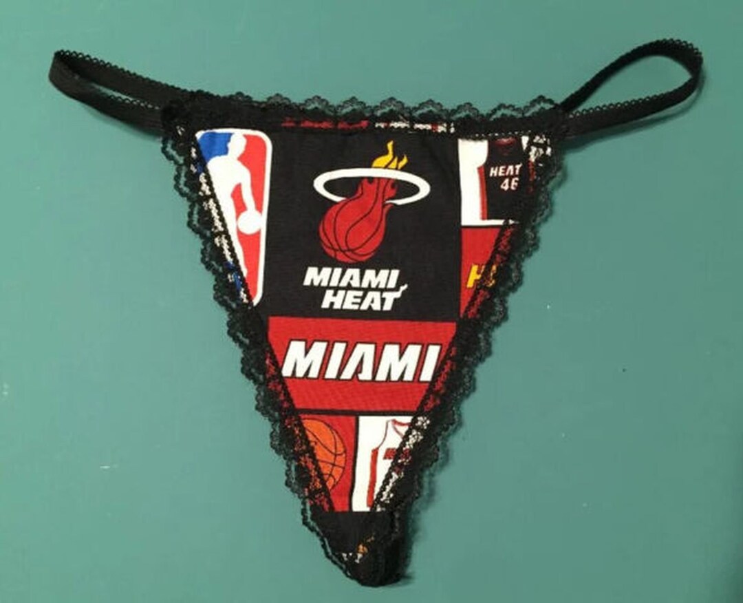 Womens MIAMI HEAT String Thong Basketball Panty Lingerie Underwear - Etsy