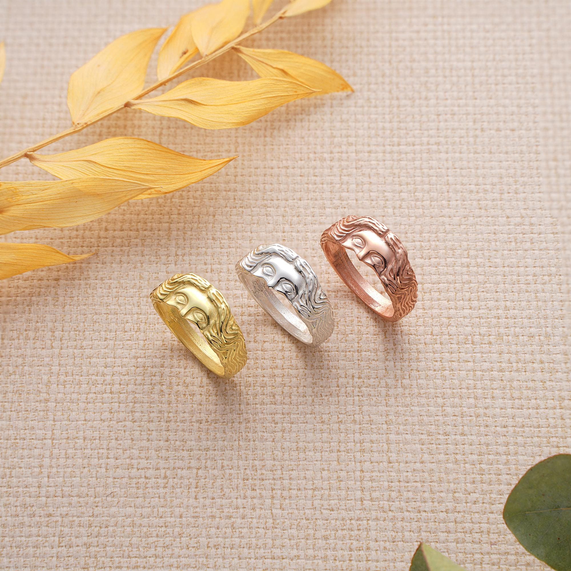 14K Gold Venus Ring , Gift for Mom , Rings for Women , Gold Statement ...