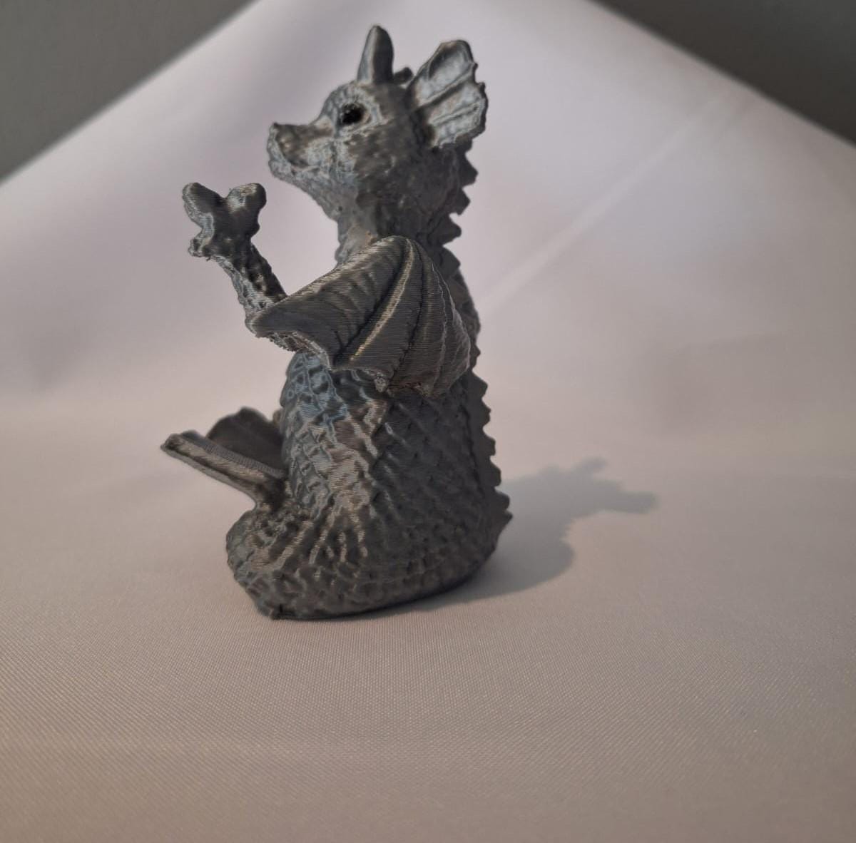 Dragon Reading a Book .STL 3D File - Etsy