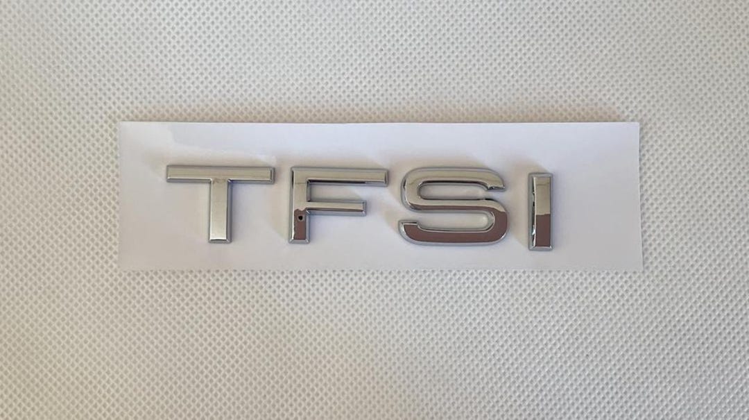 Emblem Tfsi Chrome Rear Trunk Lettering Car Accessory - Etsy