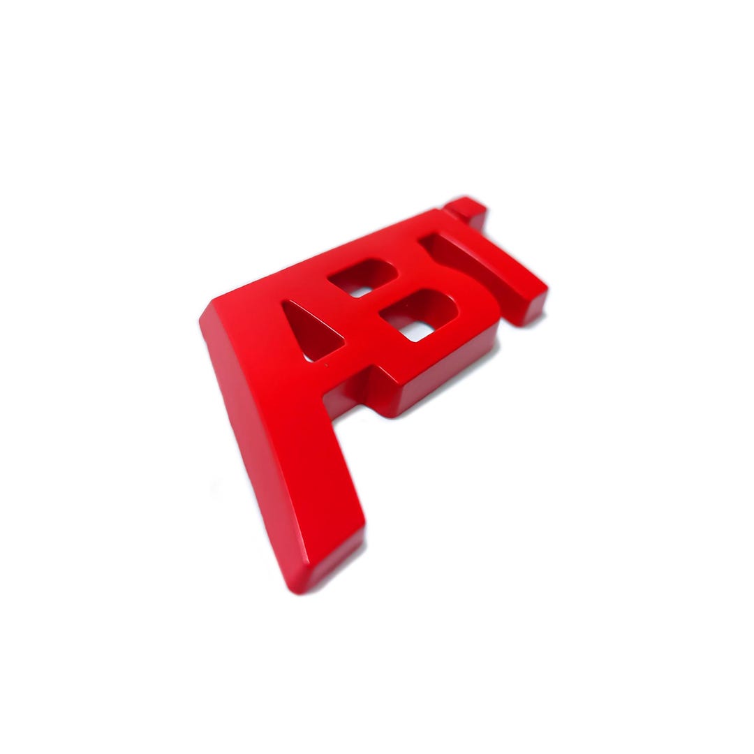 ABT Emblem Rear Trunk Logo in Red Metal - ABT for Audi - 80 or 115mm - Etsy