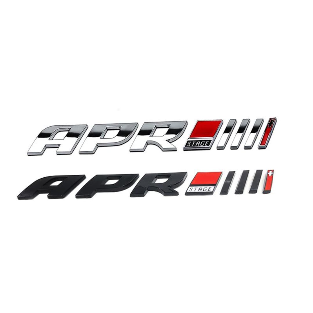 APR Stage 3+ Logo - Gloss Black or Grey - 215x27 Mm (rear Trunk) - Etsy