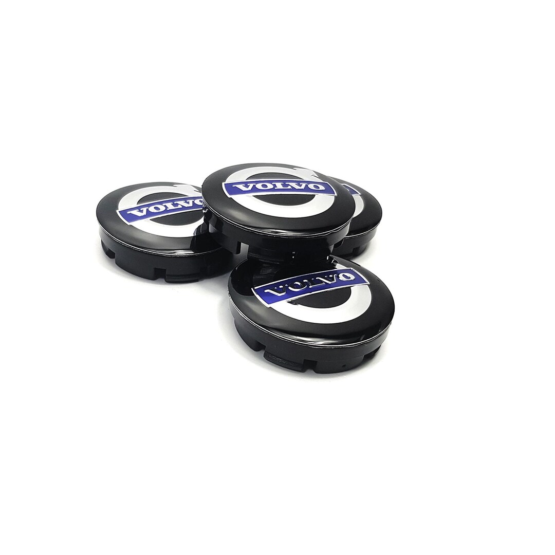 4x Wheel Center Hub Caps for Volvo Ø60mm - Black Blue - Etsy