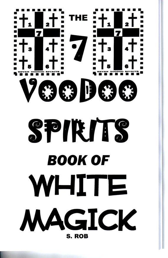 7 VOODOO SPIRITS Book of White Magick | Etsy