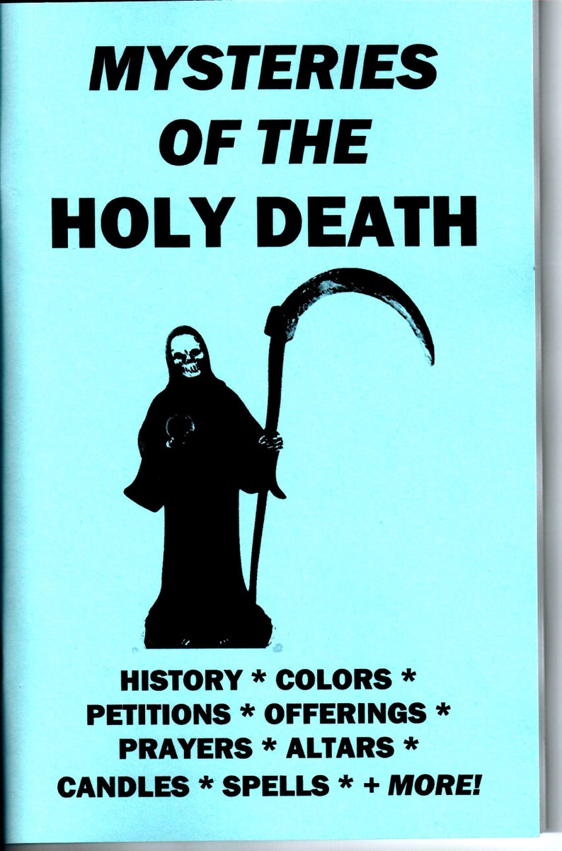 Mysteries of the Holy Death Book Santa Muerte Santisima - Etsy
