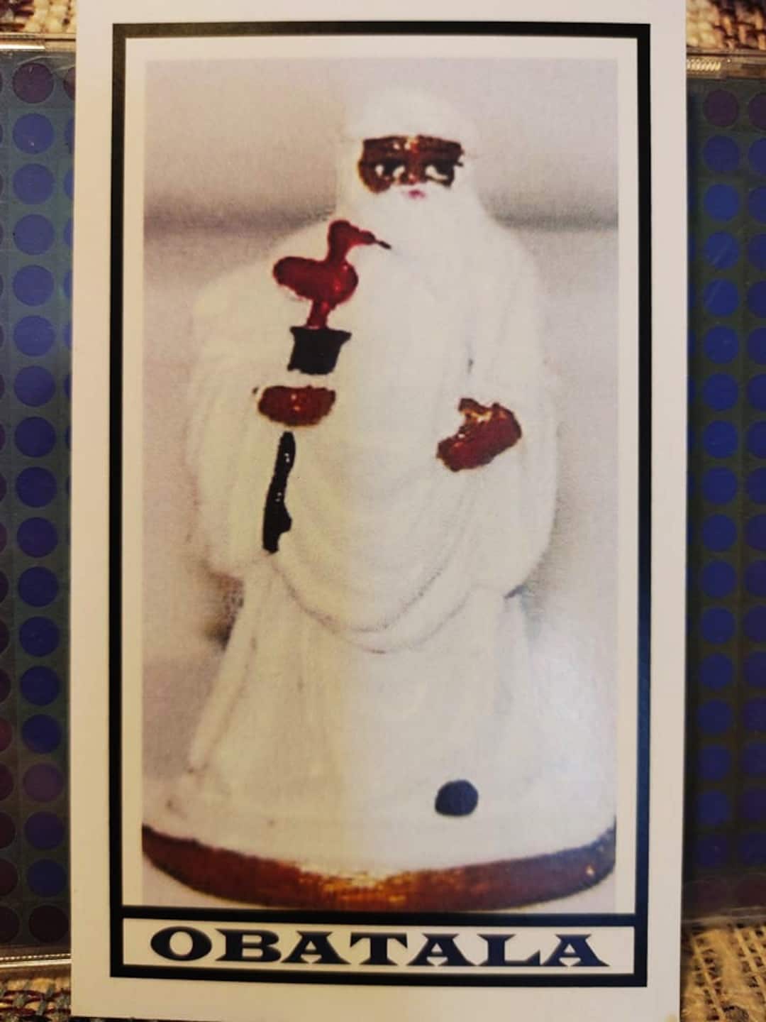 Obatala Orisha Prayer Card With Prayer on Back - Etsy