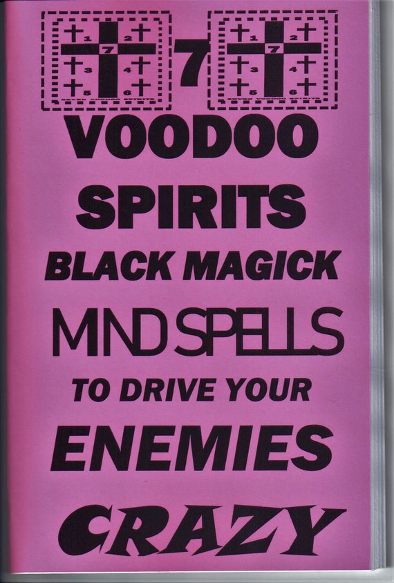 7 Voodoo Spirits Black Magick Mind Spells to Drive Your - Etsy