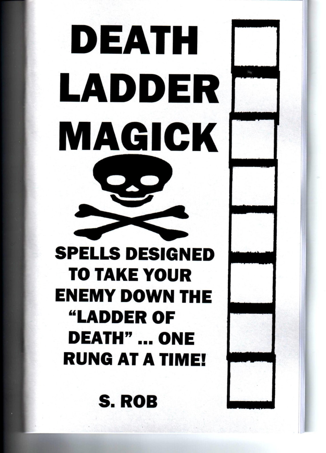 DEATH LADDER MAGICK Book S. Rob Occult Black Magic Curses - Etsy