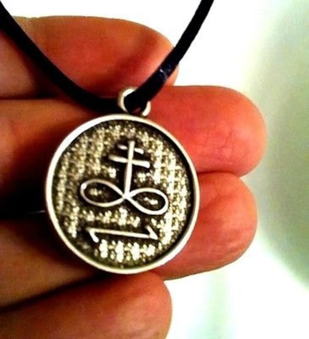 INFERNAL POWER SYMBOL Pendant With Neck Cord and Instructions - Etsy