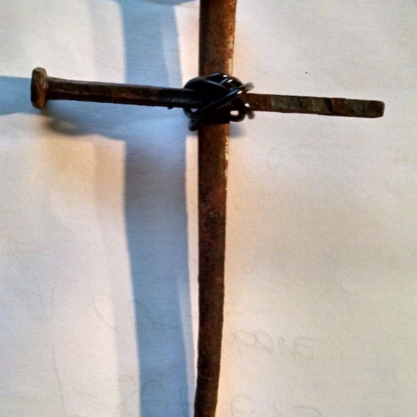 Cross Made of Nails - Etsy