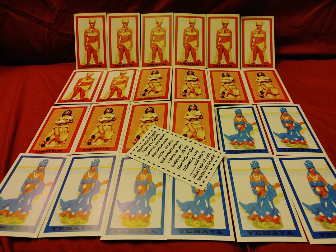 Oshun and Yemaya Orisha Prayer Cards - Mixed Lot of 25 Prayer Card - Etsy