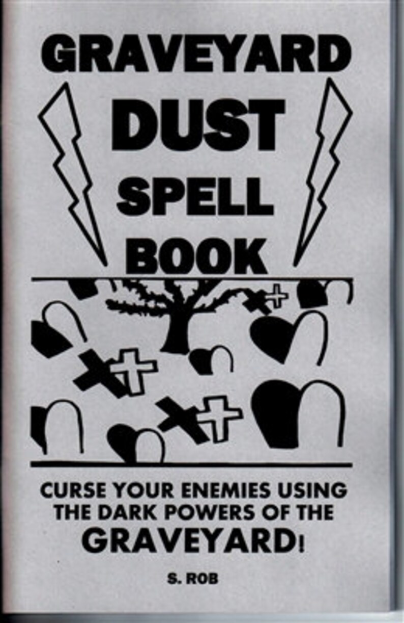 GRAVEYARD Dust SPELL Book - Etsy