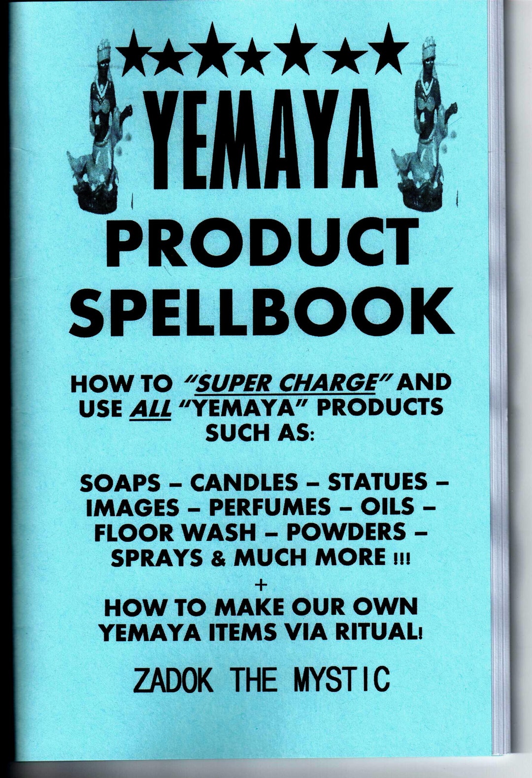 Yemaya Product Spellbook Book by S. Rob - Etsy