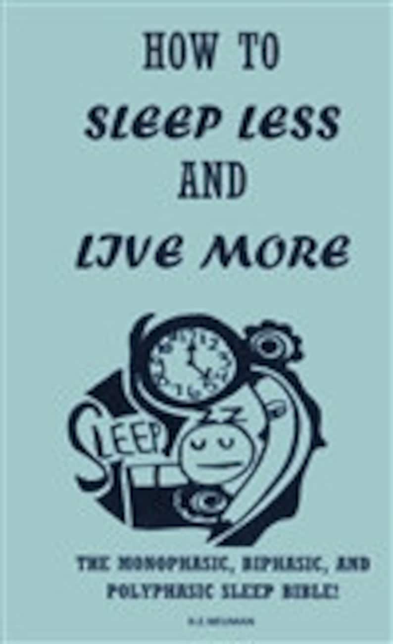SLEEP LESS LIVE More Book Insomnia Help Guide - Etsy
