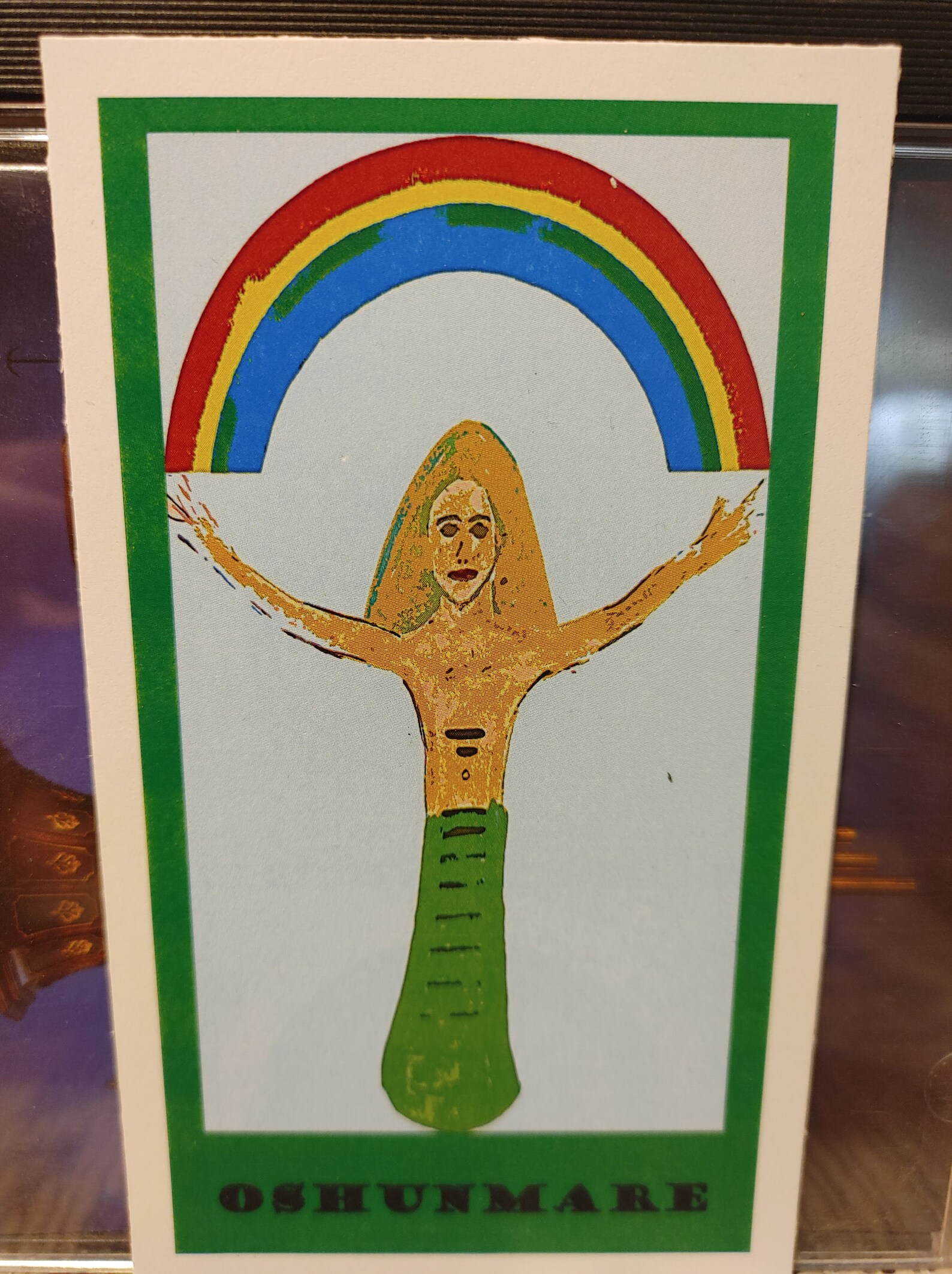 Oshunmare - Rare Orisha Prayer Card Osumare Oshumare - Etsy