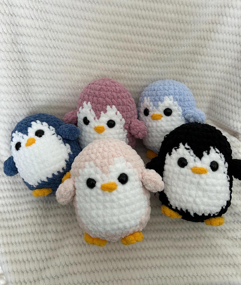 Plush Crochet Penguin - Etsy