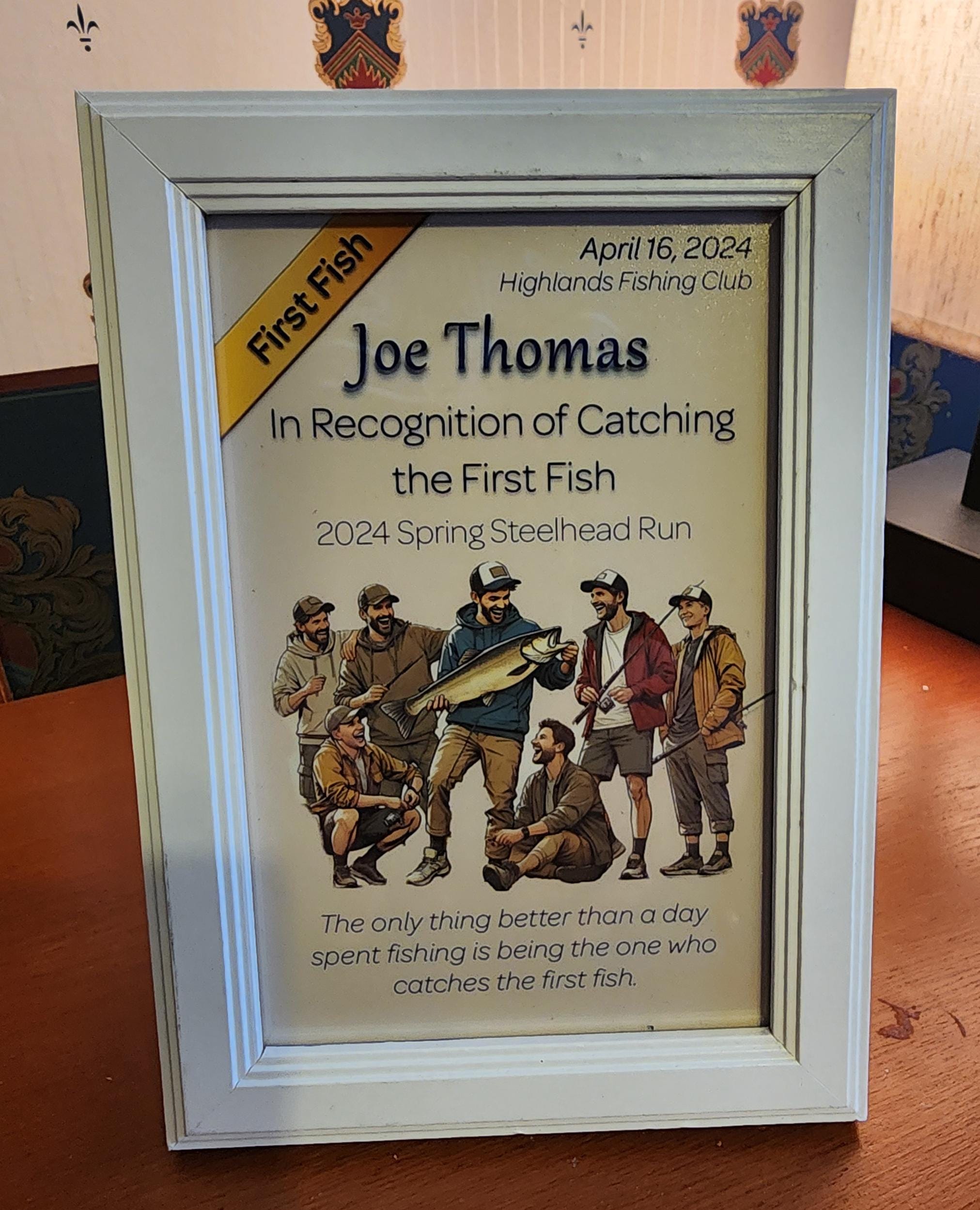 First Fish 8.5x11 - Digital Download - Personalized Fishing Achievement ...