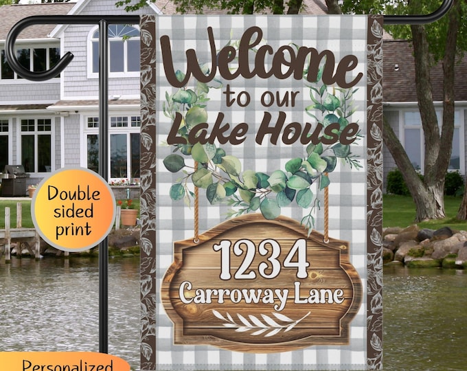 Custom Flag for Ranch Personalized Family Flag Vacation Home Lawn Decor ...