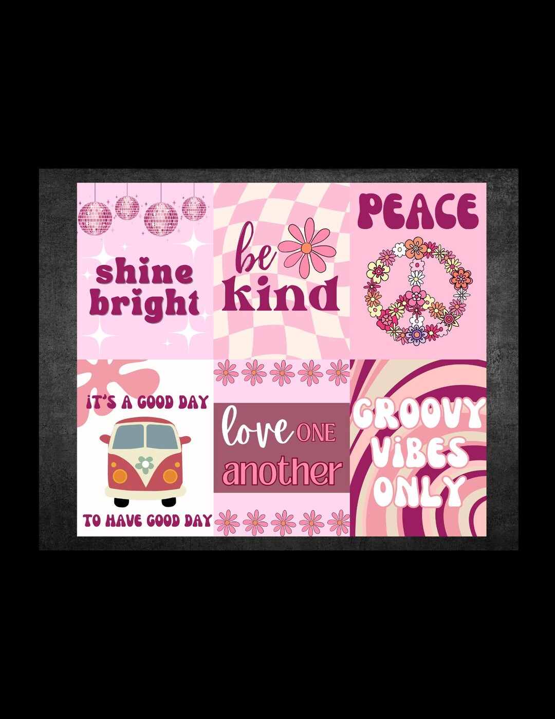 Retro Theme Classroom Poster Printable Bundle Vintage-inspired Art for ...