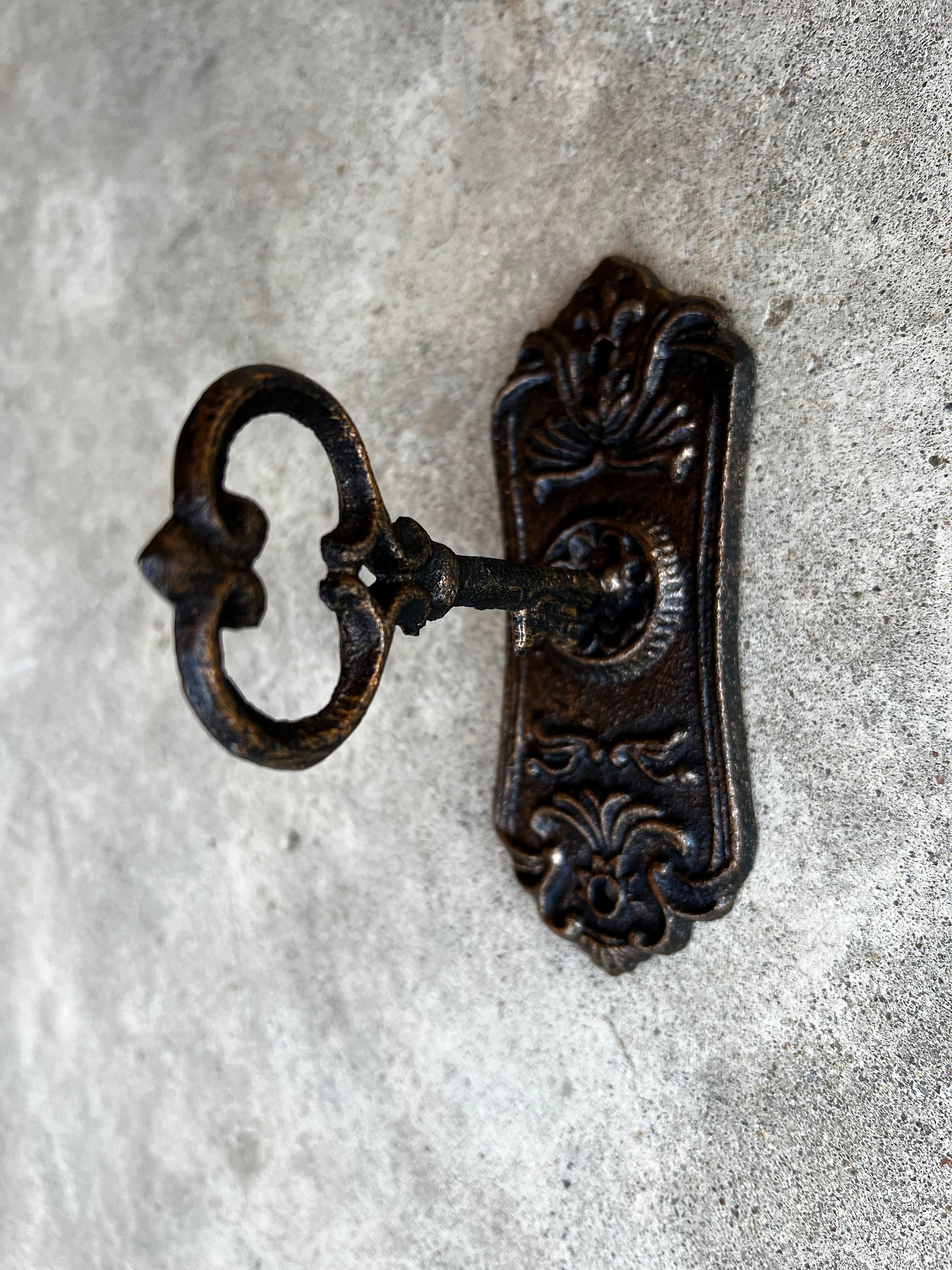 Skeleton Key Wall Hook - PICK YOUR COLOR - Bath Towel Hook, Decorative ...