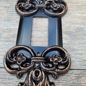 Metal Single Rocker Switch Plate Switch Cover - PICK YOUR COLOR | One ...