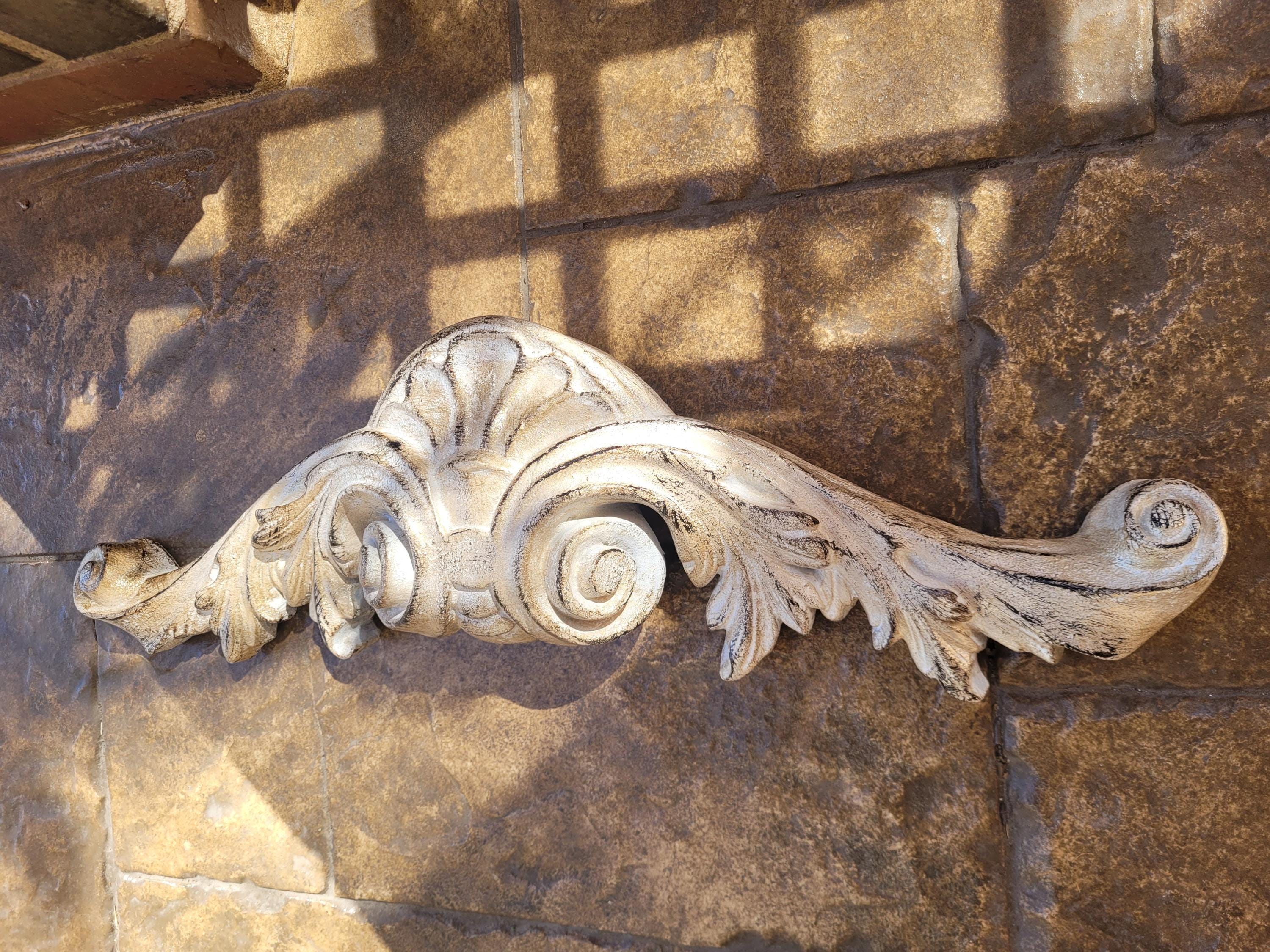 Fleur De Lis Topper Pediment Art. French New Orleans Decor, Scroll Over ...