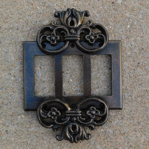 Triple Rocker Switch Plate 3 Gang Rocker Cover PICK YOUR - Etsy