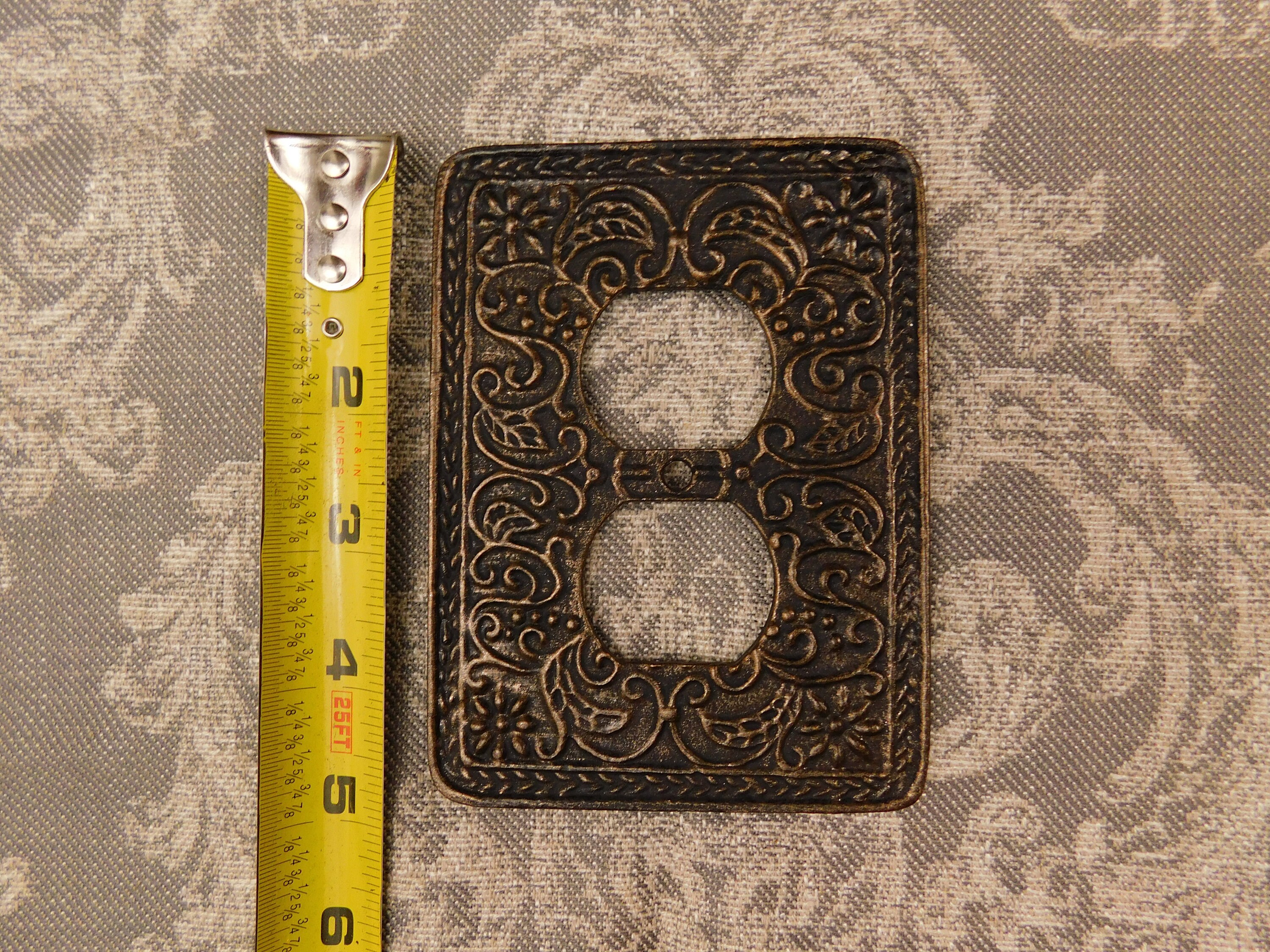 Ornate Outlet Switch Cover PICK YOUR COLOR Plug Cover for - Etsy